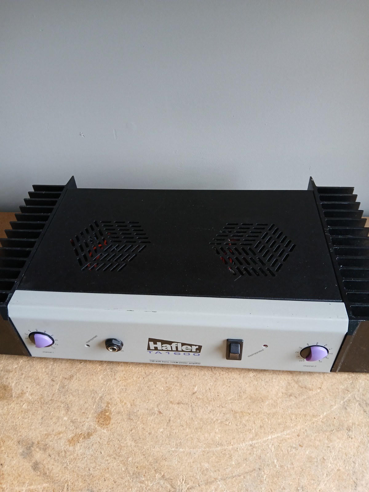Hafler TA1600 ta 1600 trans nova Rack Mount Power Amplifier Nice | eBay