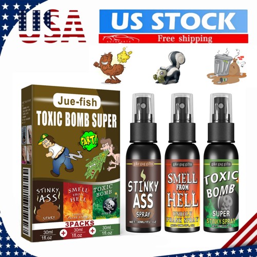 Liquid Fart Spray Stink Bomb Smelly Stinky Ass Toxic Bomb Crap Gag ...