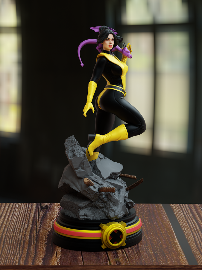 Kitty Pryde Resin Sculpture Statue Model Kit X-Men Marvel Unpainted ...