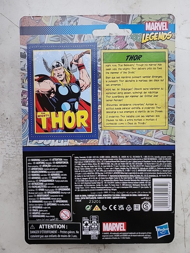 Hasbro Marvel Legends Retro 3.75" The Mighty THOR Action Figure Kenner ...