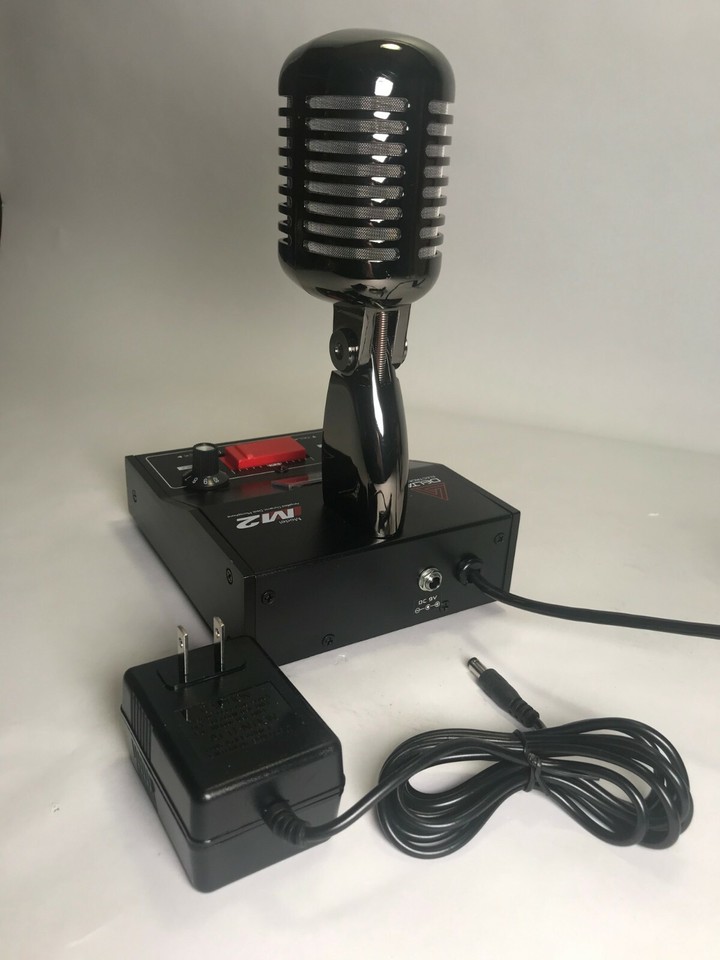 8 PIN for YAESU BLACK CHROME DELTA M2 AMPLIFIED POWER BASE MICROPHONE ...