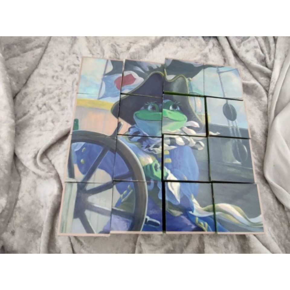 Rip Squeak A to Z Replacement Puzzle Blocks w Box NO BOOK 6 Different ...