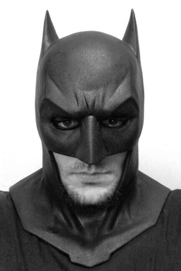 Urethane rubber batman cowl mask up to 25” head cosplay | eBay