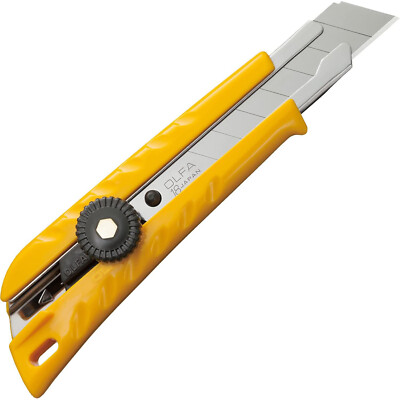 OLFA 18mm LEFT Handed Utility Knife Snap Off Box Cutter with Screw Lock ...