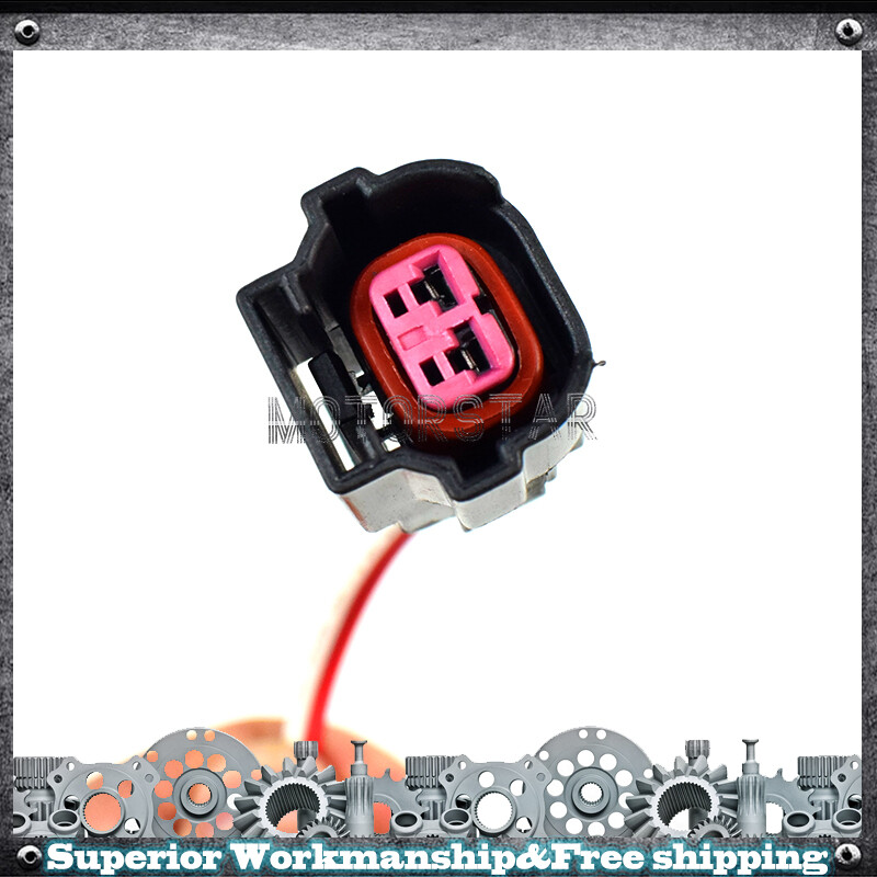 2Pin Fuel Injector Connector Pigtail Plug 06A973722 For VW Golf Jetta ...