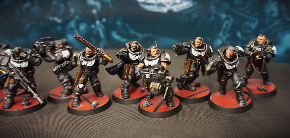 Kill Team: Scout Squad Raven Guard painted Warhammer 40k Primaris Space ...