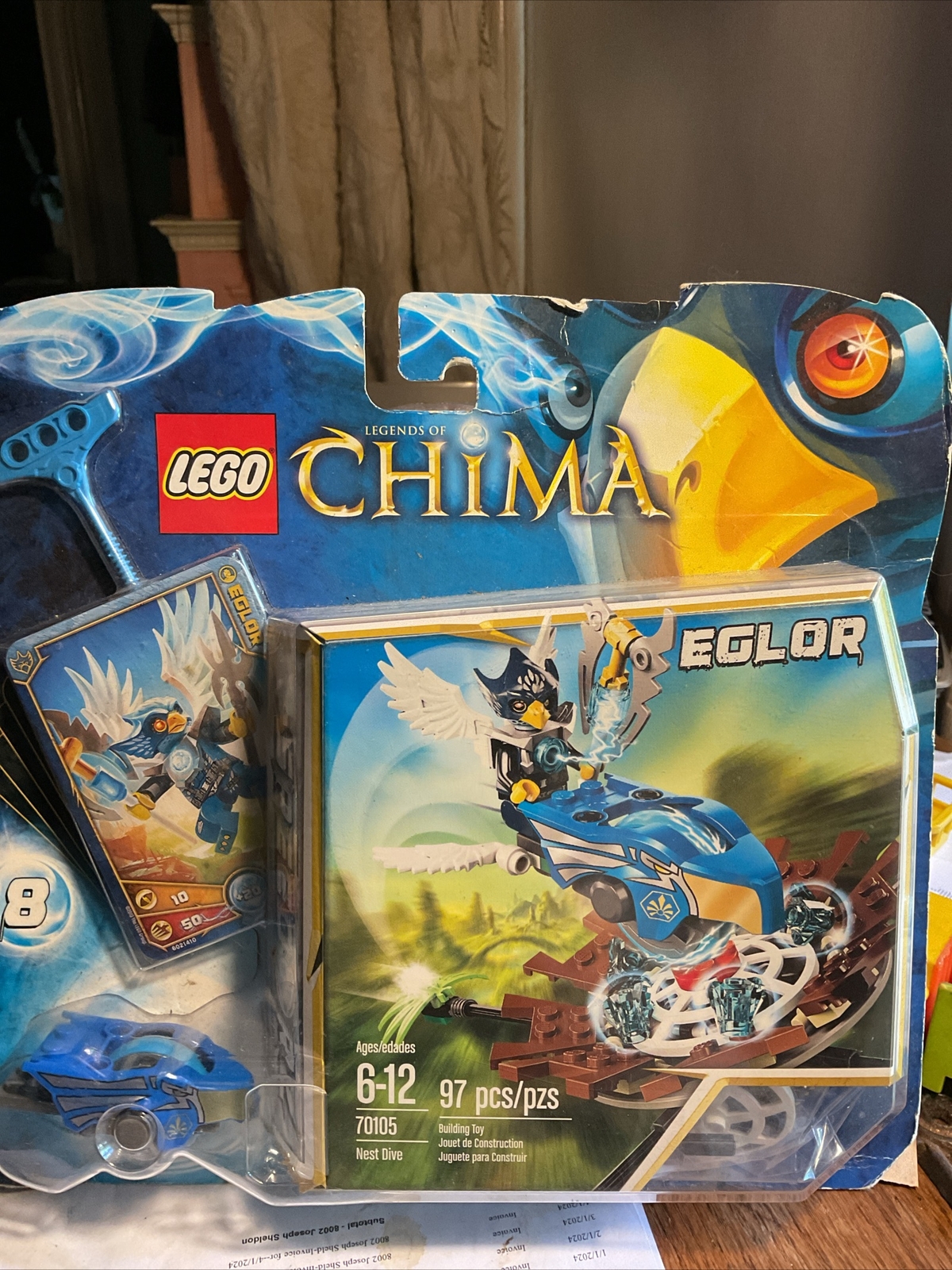Lego SPEEDORZ Nest Dive Legends of Chima 70105 Eglor New Building Kit ...
