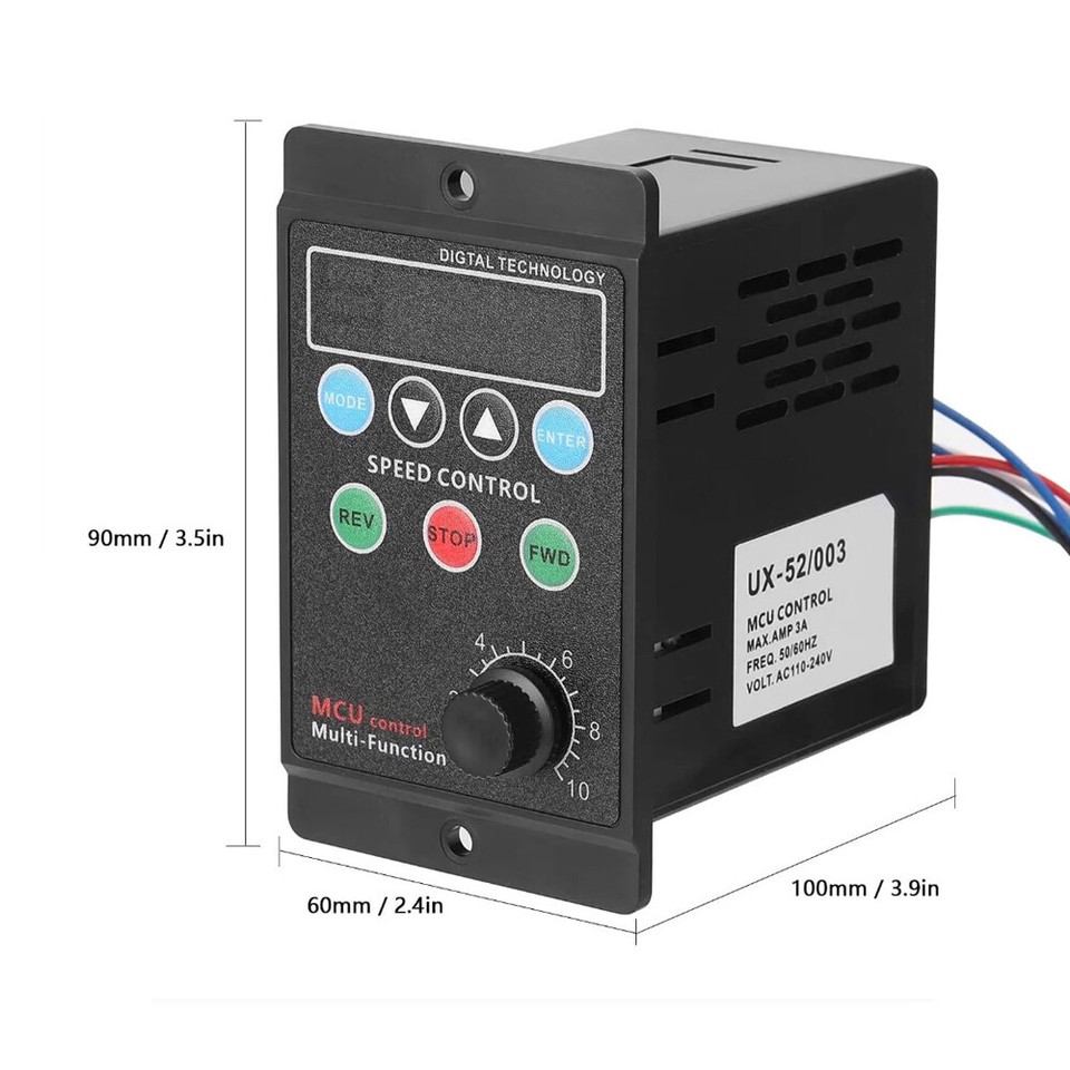 400W AC Motor Speed Regulator AC220V 50Hz AC Speed Controller ...