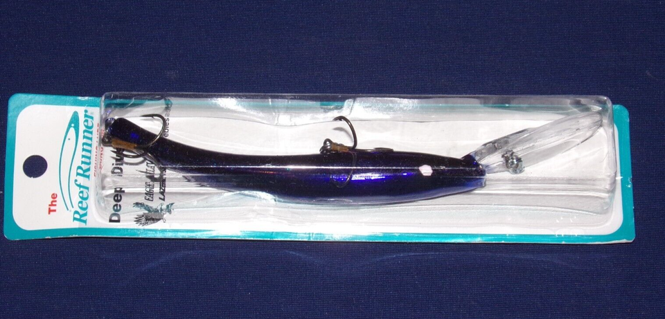 Reef Runner 800 Series Deep Diver Fishing Lure Blue Streak Walleye ...