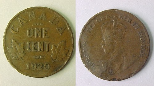 1920 Canada Cent Very Good Details Canadian | eBay