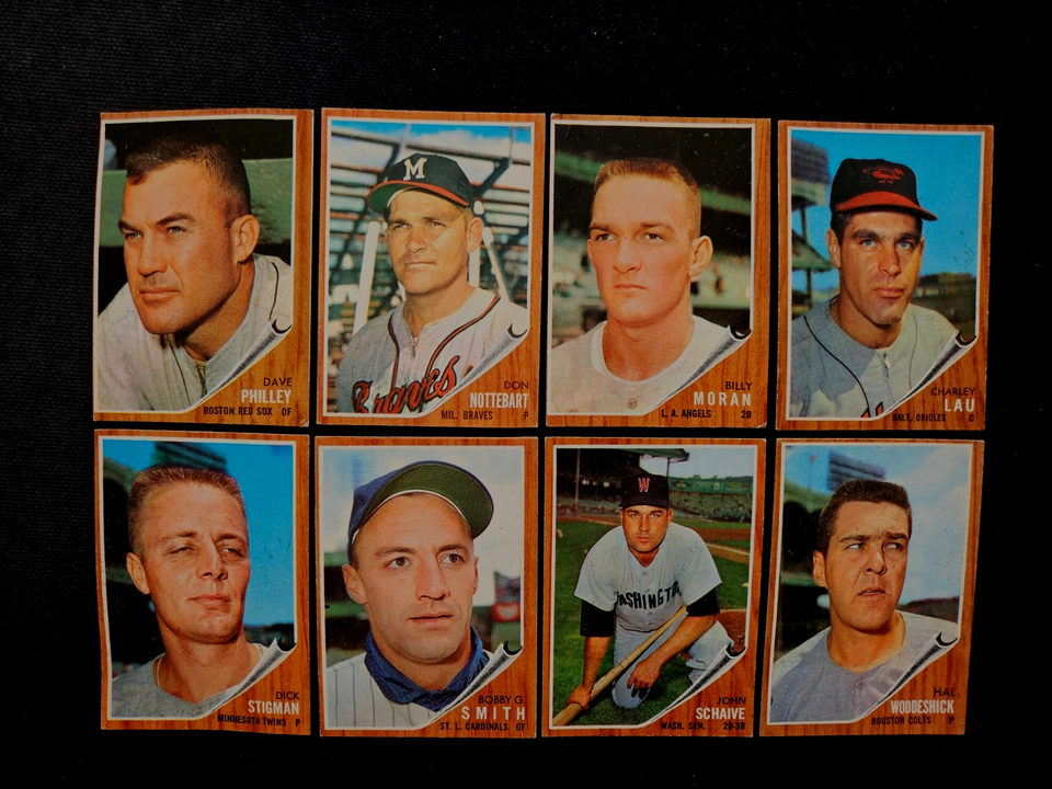 1962 Topps High #525-595 SP Baseball Lot 35 Rookie Parade Yankees ...
