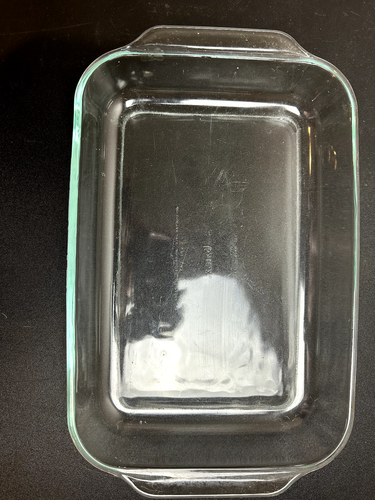 Vintage Pyrex Clear Baking Casserole Dish 233 13" x 9" x 2" 3QT 2.8L ...