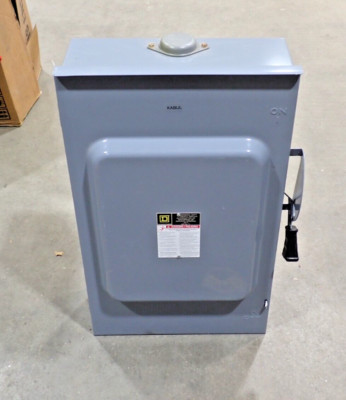 Square D D324NRB Disconnect Switch 200 Amp 240V 3R Outdoor Fusible 3P ...