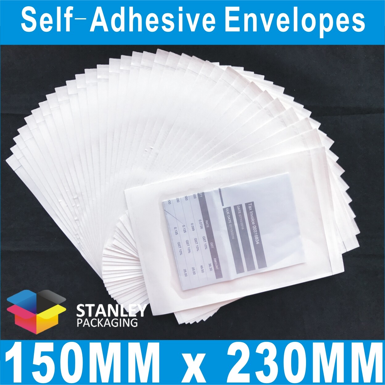 Invoice Enclosed Doculopes Document Envelope Sticker Pouch Packing List ...