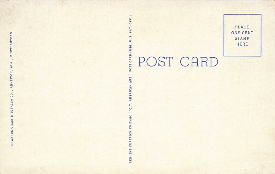 Alabama, AL, Anniston, Greetings From Large Letter Linen Postcard | eBay