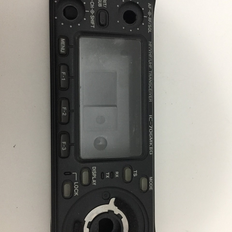 Icom ic-706mk2g IC 706 MK2G front display plastic covers plastiche ...