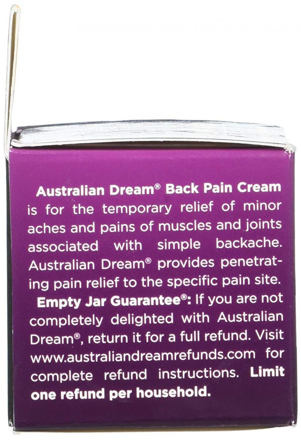 Australian Dream Back Pain Cream, 9 Ounce | eBay