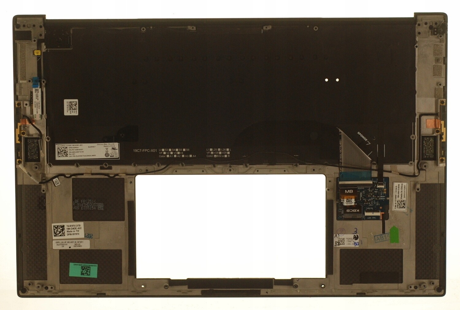 Repose-poignets avec clavier DELL XPS 15 9500 FR C2. | eBay