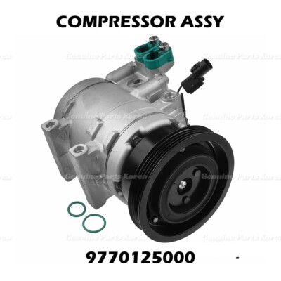 ⭐Genuine⭐ A/C Compressor 9770125000 for Hyundai Accent 1.5L L4 1998 ...