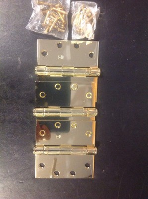 Hager 1279 4.5"x4.5" Full Mortise Hinges - Set of 3 - New Old Stock,HAU ...