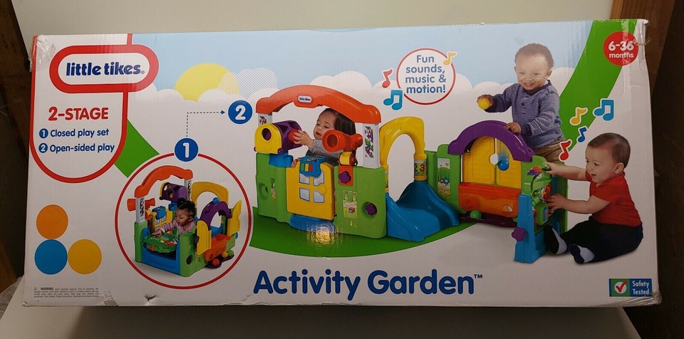 Little Tikes Activity Garden Multi-Functional Play Center….New ...