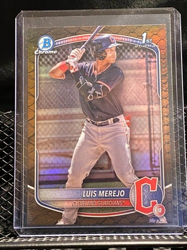 Luis Merejo 2025 Bowman Chrome 1st Bowman Reptilian Refractor ...