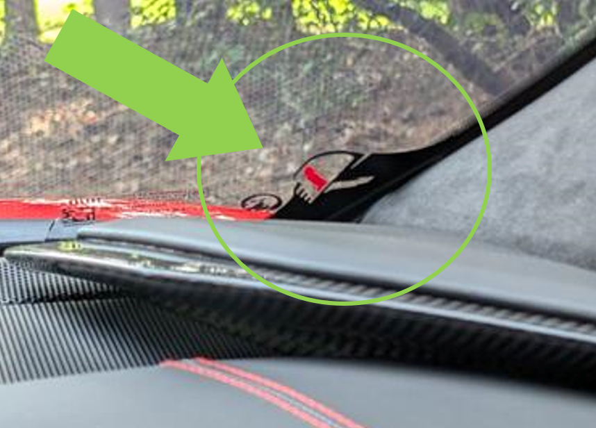 C8 Skull Decals Corvette Corner Window Accent Stickers Fits 2020-25 Z51 ...