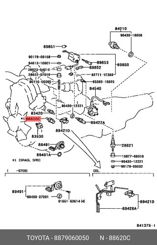 Genuine OE Thermistor Assembly 8879060050 for Toyota 88790-60050 | eBay.de