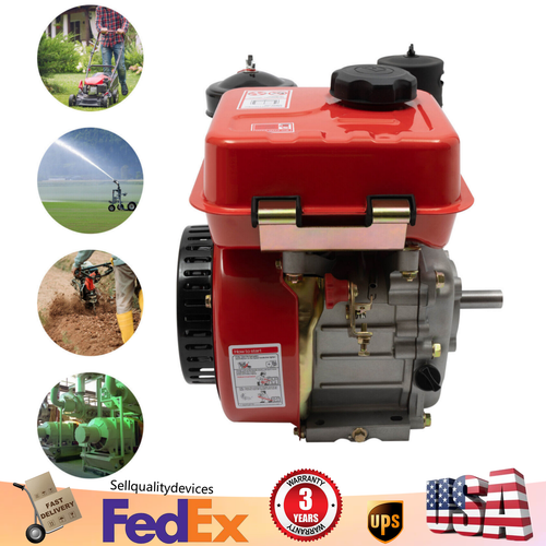 4-Stroke 196CC Engine Single Cylinder Air-cooled 2.2kw Hand Start Motor ...