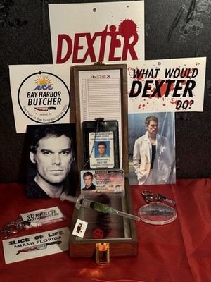 Dexter Trophy Blood Slide Box Plus Free Accessories & Free Priority ...