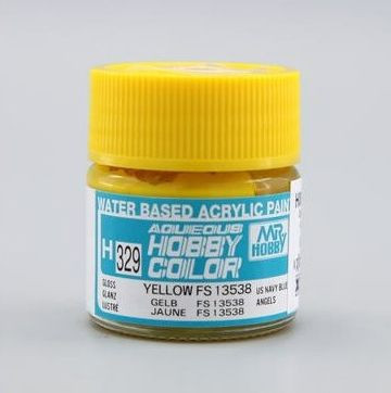GUNZE H-329 AQUEOUS HOBBY COLORS (10 ML) YELLOW FS 13538 | eBay
