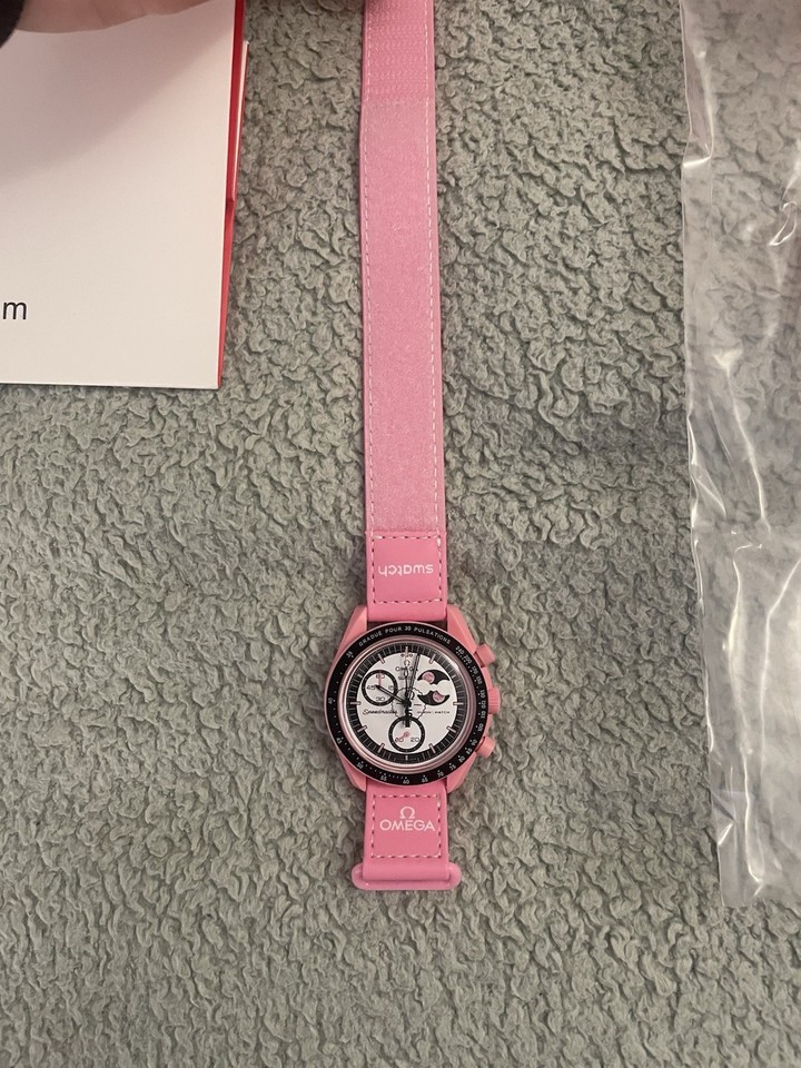 OMEGA X SWATCH Mission to the Pink Moonphase | eBay