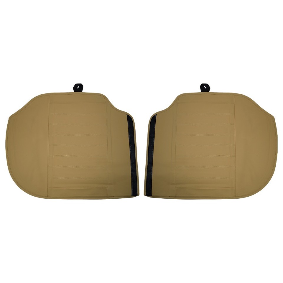 Seat Covers Front Rear Cushion Full Set Universal Deluxe PU Leather 5 ...