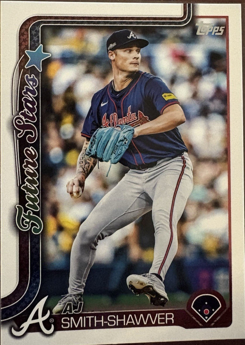2025 Topps Series 2 - Future Stars AJ Smith-Shawver #674 Sandglitter ...