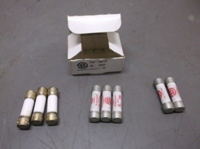 8 Assorted Sizes of BUSSMANN Fuses | eBay