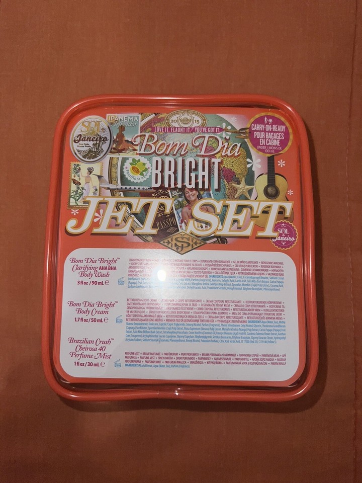SOL DE JANEIRO Gift JET SET BOM DIA BRIGHT Body Wash, CREAM, CHEIROSA ...