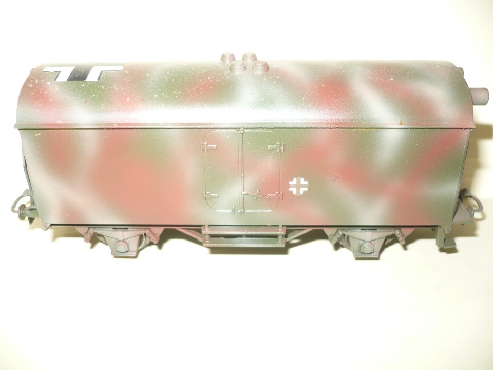 WW2 Wehrmacht - HO camouflaged refrigerator car - Marklin | eBay