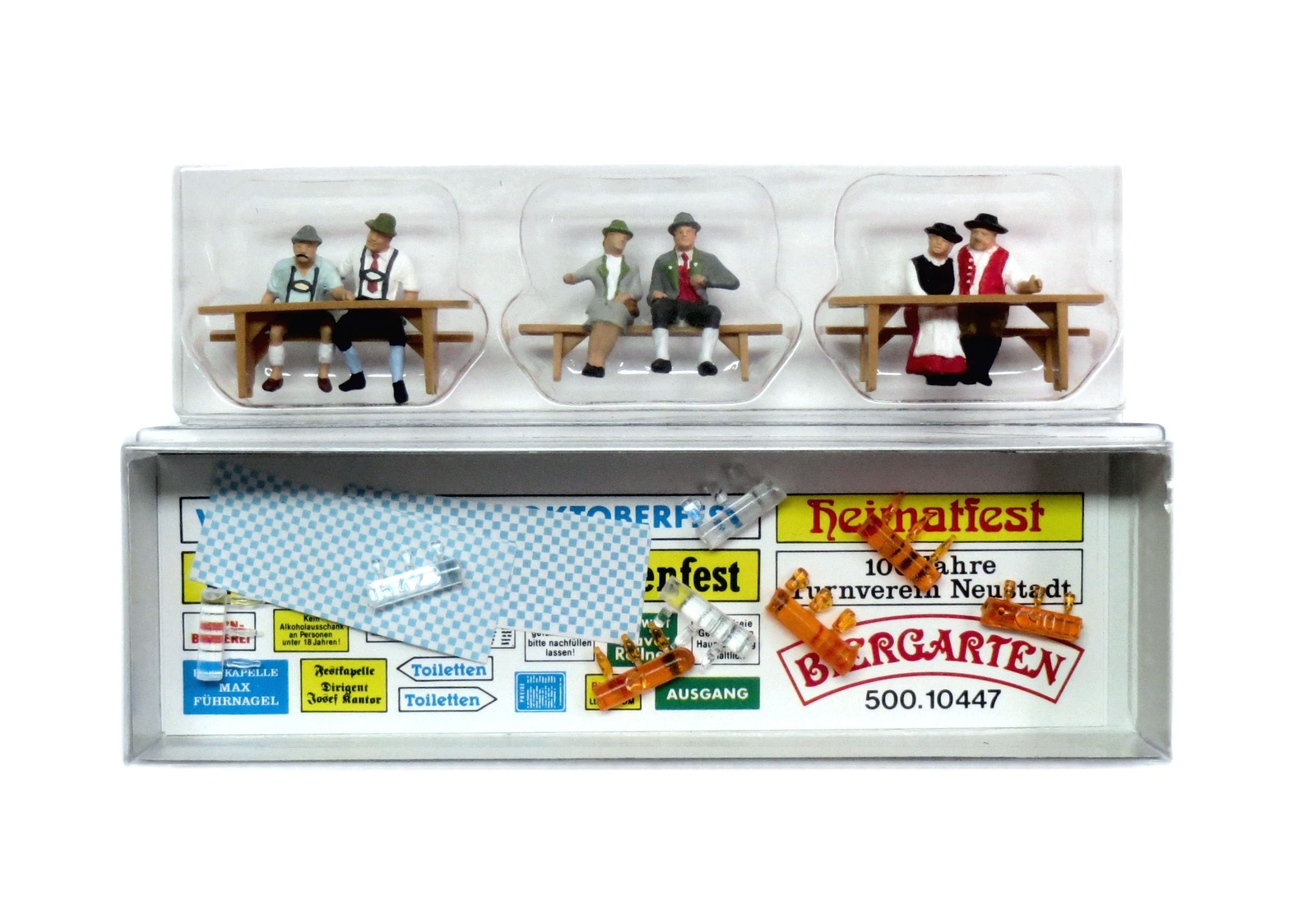 Preiser 10449 Auf dem Oktoberfest (2) Spur H0 1:87 4041032104492 | eBay.de