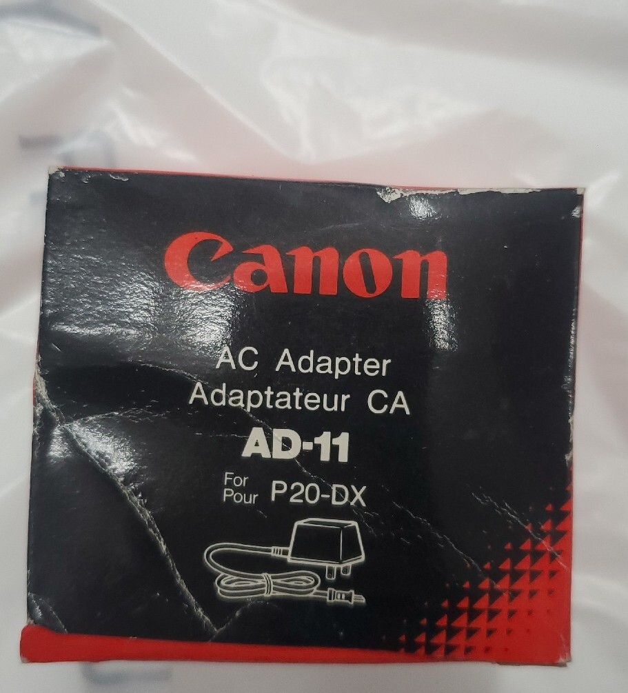 Canon AD-11, 6V,300ma,5 Watts,120 V AC Adapter For Printing Calculator ...