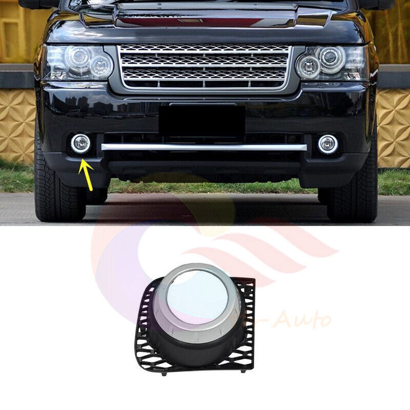 RH Front Right Bumper Foglight Grille Cover For Range Rover L322 2010 ...