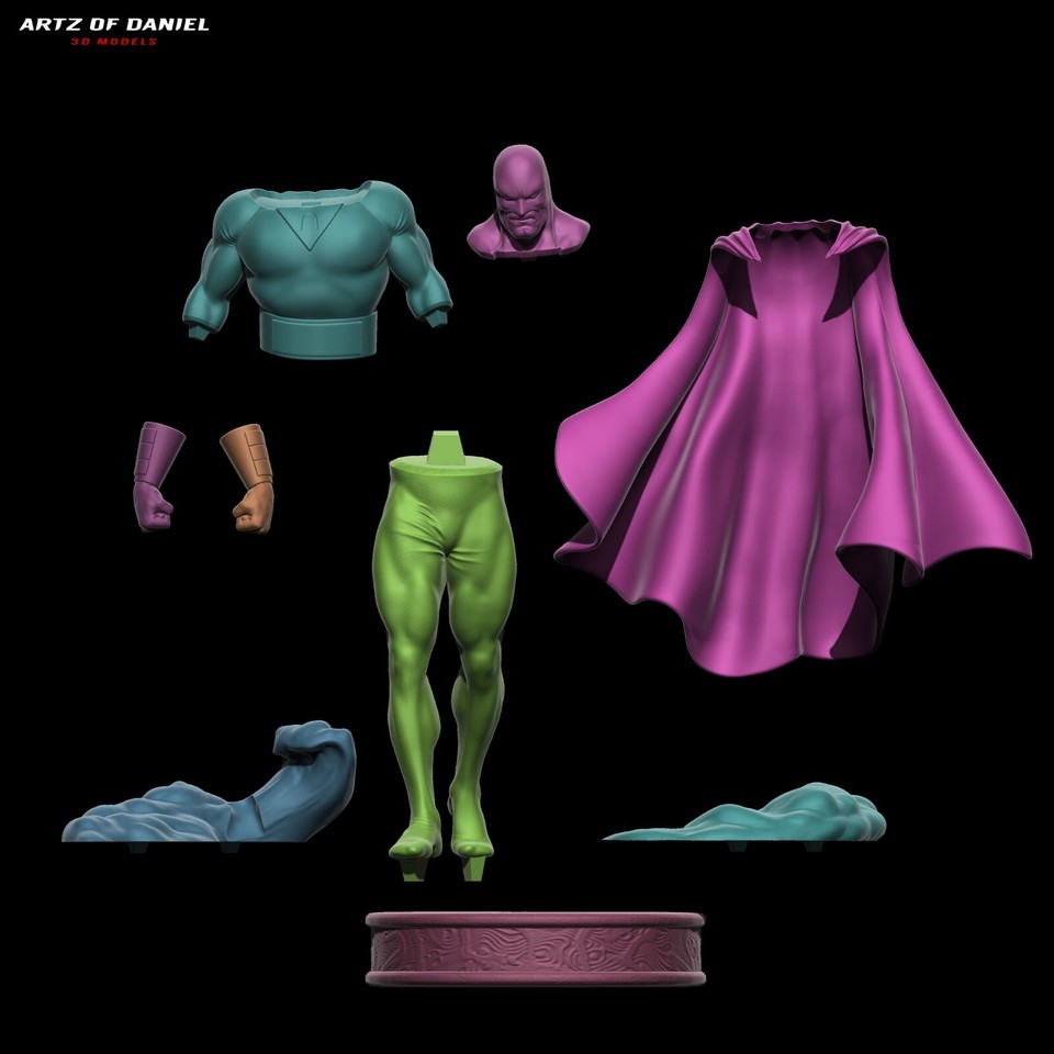 Space Ghost - "Alex Ross" Resin Model Kit - 1/6 or 1/8 Scale | eBay