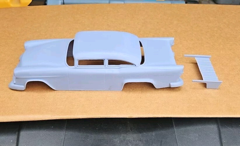 ABS-LIKE RESIN 3D PRINTED 1/16 1955 CHEVY BEL AIR PRO MOD BODY WITH ...