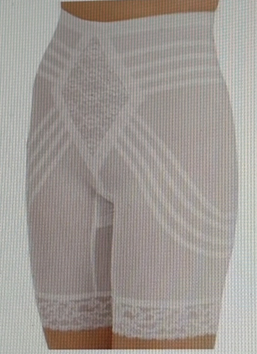 RAGO White Size 1X Lace Girdle Mid Thigh Shaper Garter Panties #679X ...