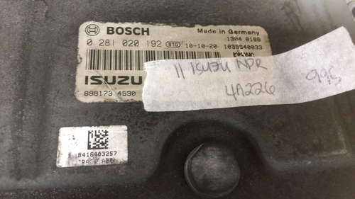0 281 020 192 Isuzu NPR 2011 engine control module computer | eBay ...
