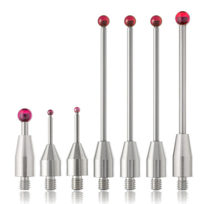 CMM Touch Probe M4 Thread Shank Ruby Ball Tip Tungsten Carbide Stem CMM ...