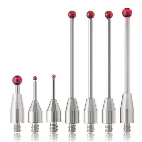 CMM Touch Probe M4 Thread Shank Ruby Ball Tip Tungsten Carbide Stem CMM ...