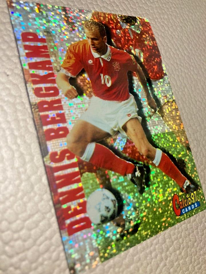 1996-97 Panini Calcio cards 97 #110 Eurostars Dennis Bergkamp Holland ...
