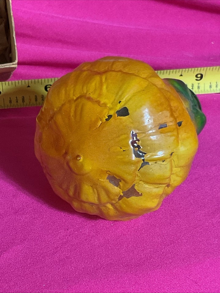 Vintage German Dresden Painted Lily Figural Christmas Bulb /w Box | eBay