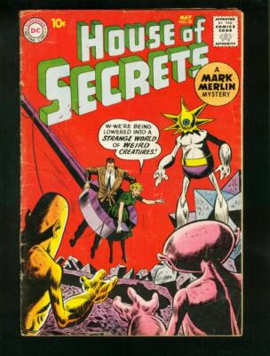 HOUSE OF SECRETS #32 1960-MARK MERLIN-DC COMICS-WILD COVER-very good VG ...