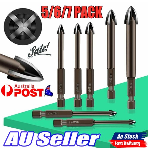 5/6/7PCS Efficient Universal Drilling Tool Multifunctional Cross Alloy ...